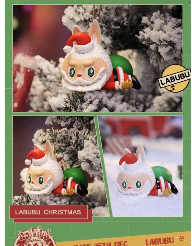 Popmart labubu Christmas, Toys & Games, Bricks & Figurines on Carousell