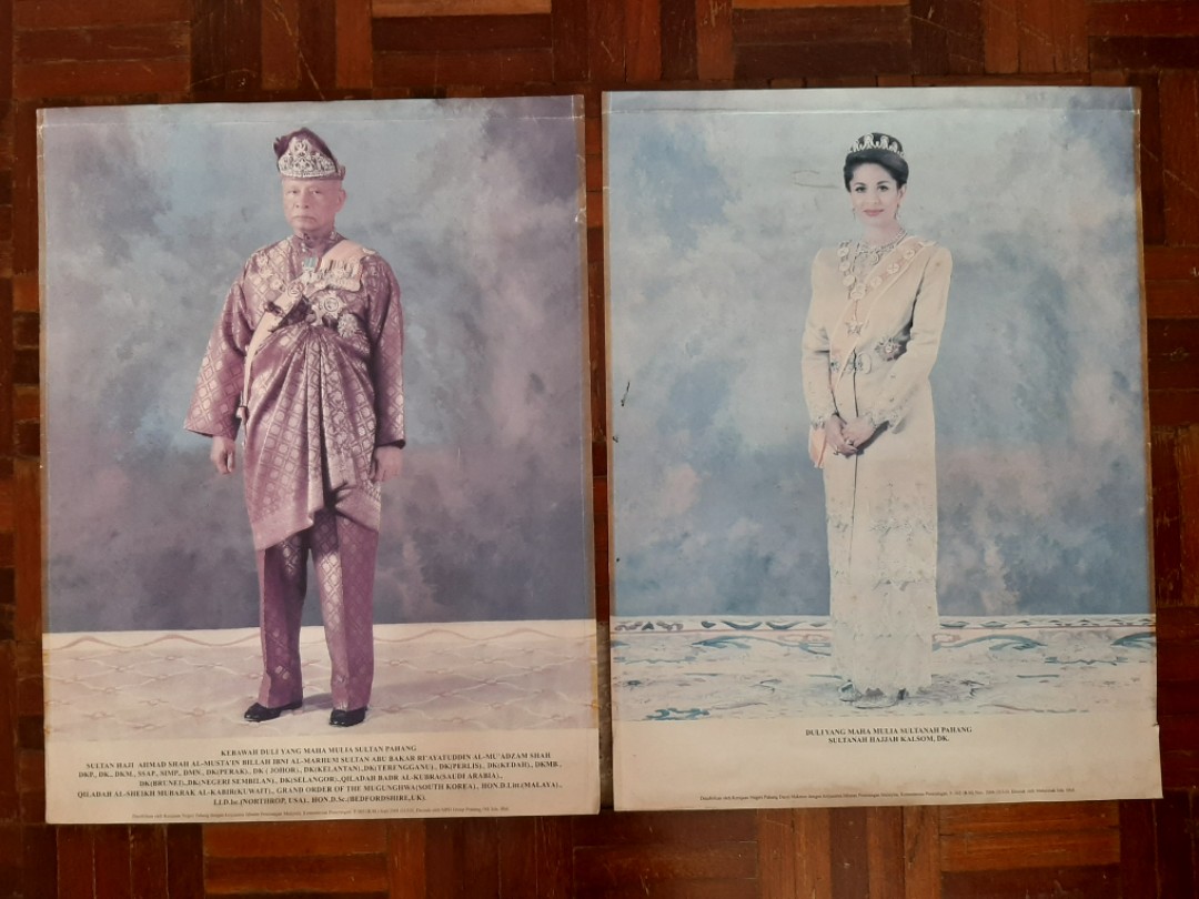 Poster Sultan Pahang & Sultanah Pahang, Hobbies & Toys, Collectibles ...
