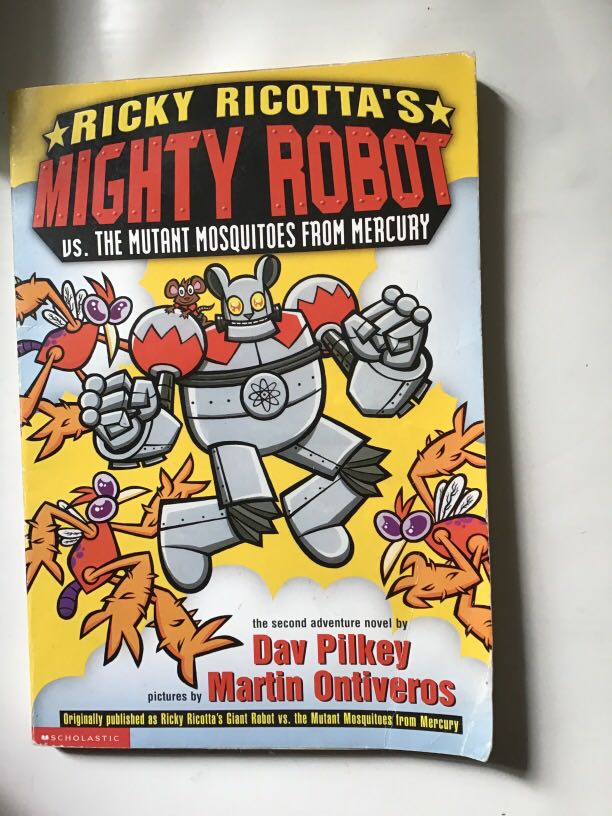 英文書Ricky Ricotta’s Mighty Robot vs The Mutant Mosquitoes From Mercury 請 ...