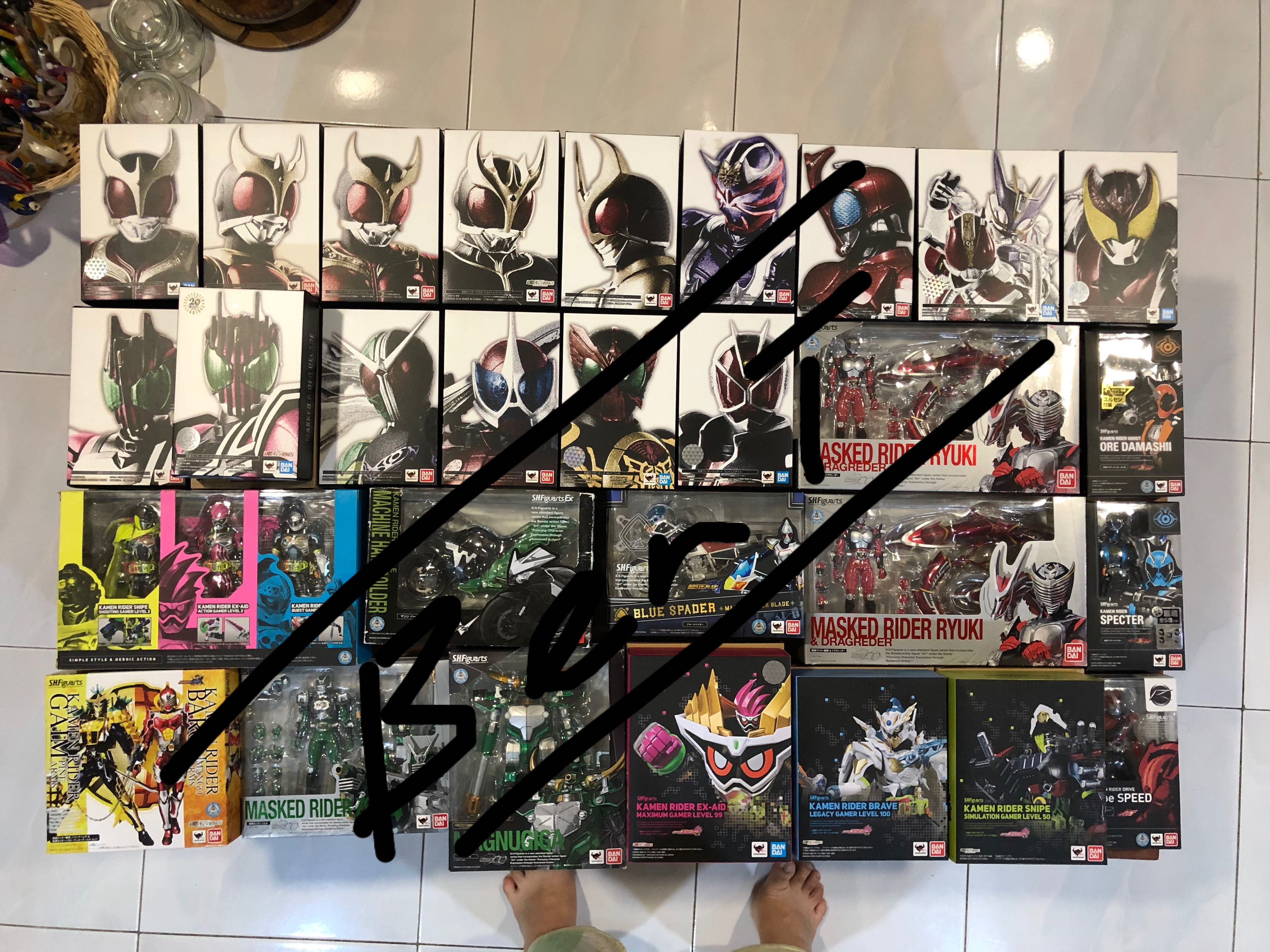180 BOXES SKC SHF S.H.Figurarts Kamen Rider Set SELL IN SET ONLY ...