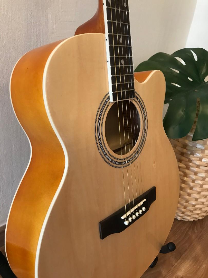 Smiger acoustic guitar, Hobbies & Toys, Music & Media, Musical ...