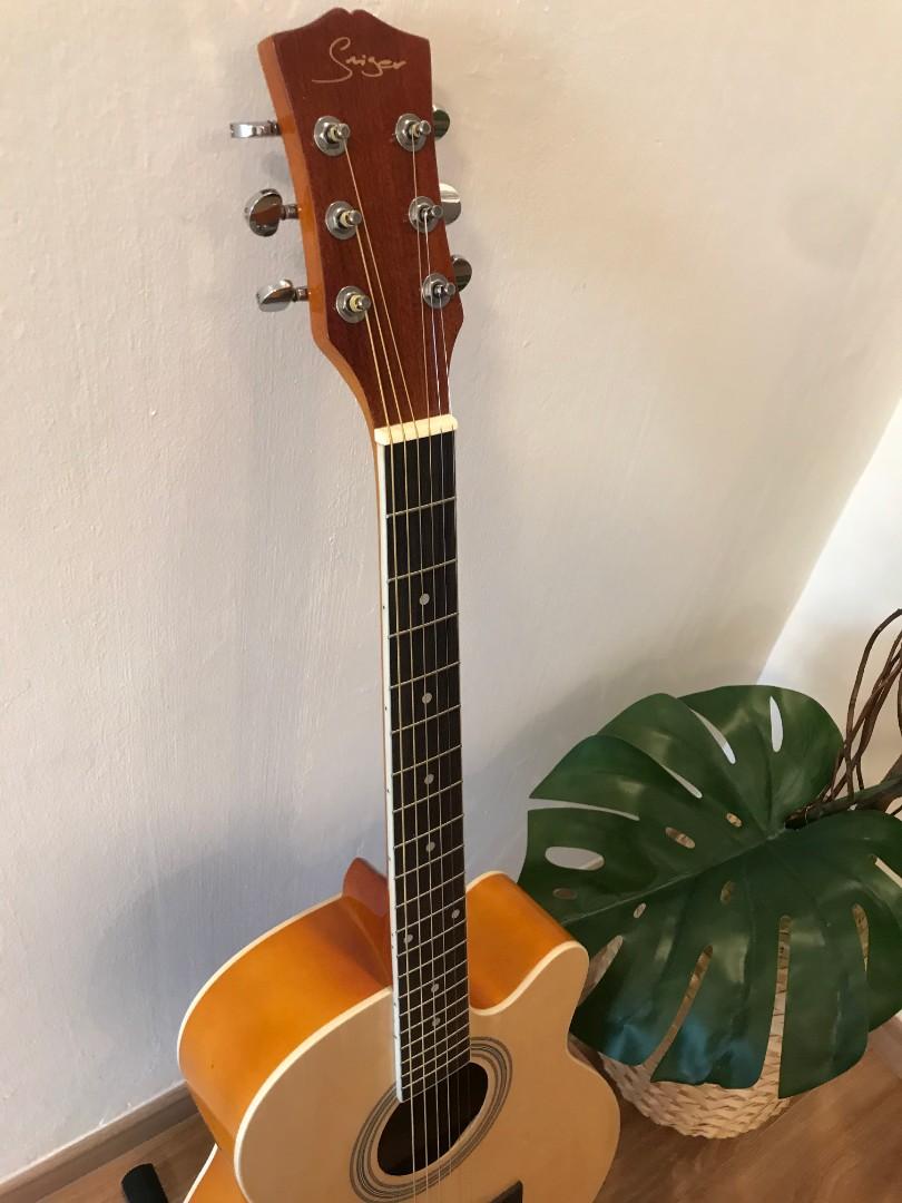 Smiger acoustic guitar, Hobbies & Toys, Music & Media, Musical ...
