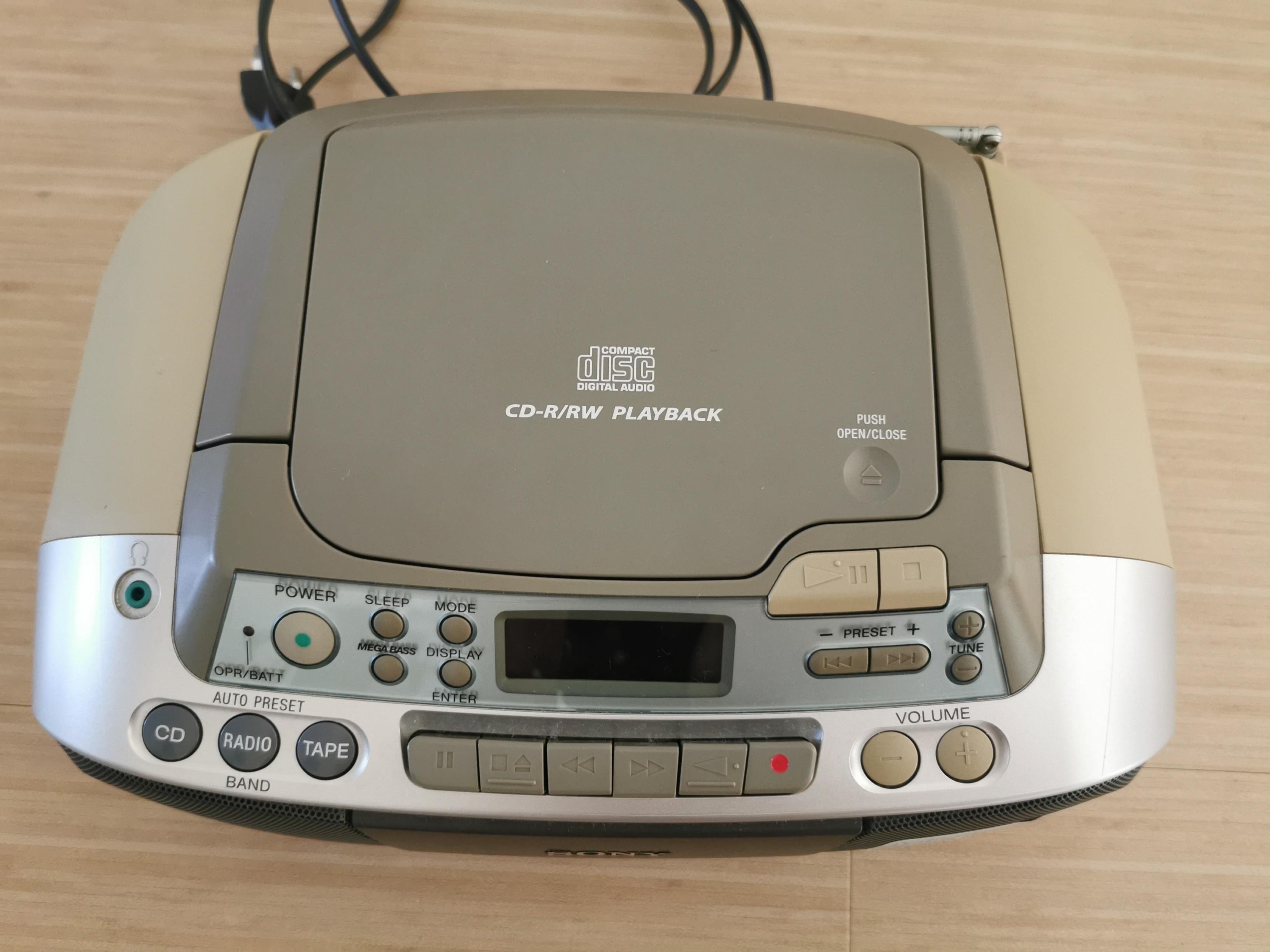 Sony CD, Radio and Cassette Recorder, Audio, Portable Music Players on ...