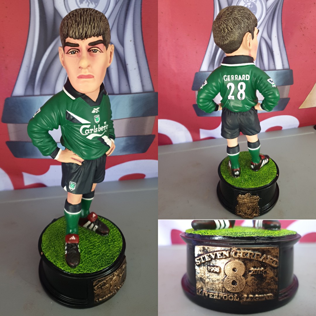 Steven Gerrard 1999 Away Kit statue, Everything Else on Carousell