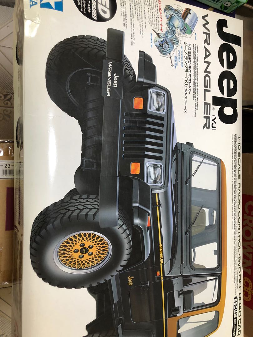 復刻Tamiya 1/10 RC - Wrangler Jeep. CC01 Chassis, 興趣及遊戲, 收藏品及紀念品, 明星周邊 ...