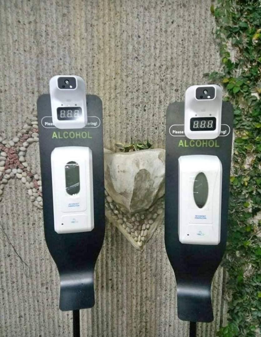 Thermal Scanner with Alcohol dispenser and heavy duty stand, Computers ...