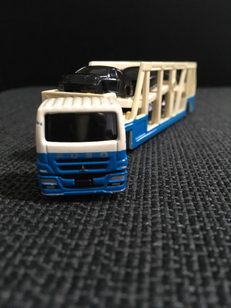 TOMICA Long Type NO. 131 MITSUBISHI FUSO SUPER GREAT TRANSPORTER Truck ...