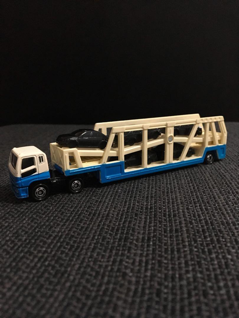 TOMICA Long Type NO. 131 MITSUBISHI FUSO SUPER GREAT TRANSPORTER Truck ...