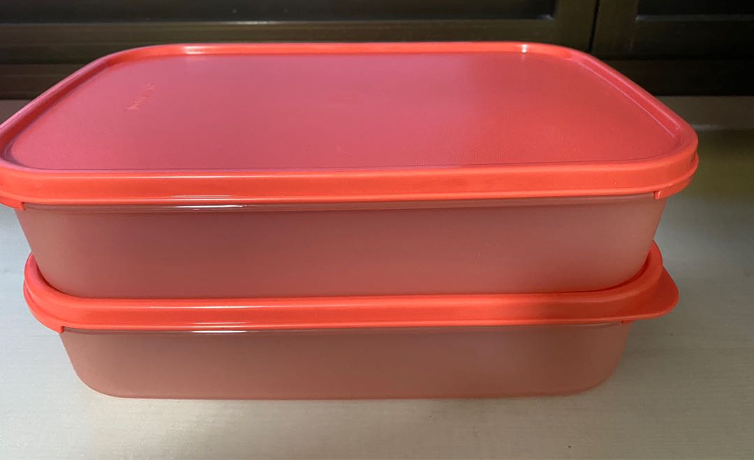 Tupperware Modular air tight rectangle containers, Furniture & Home ...