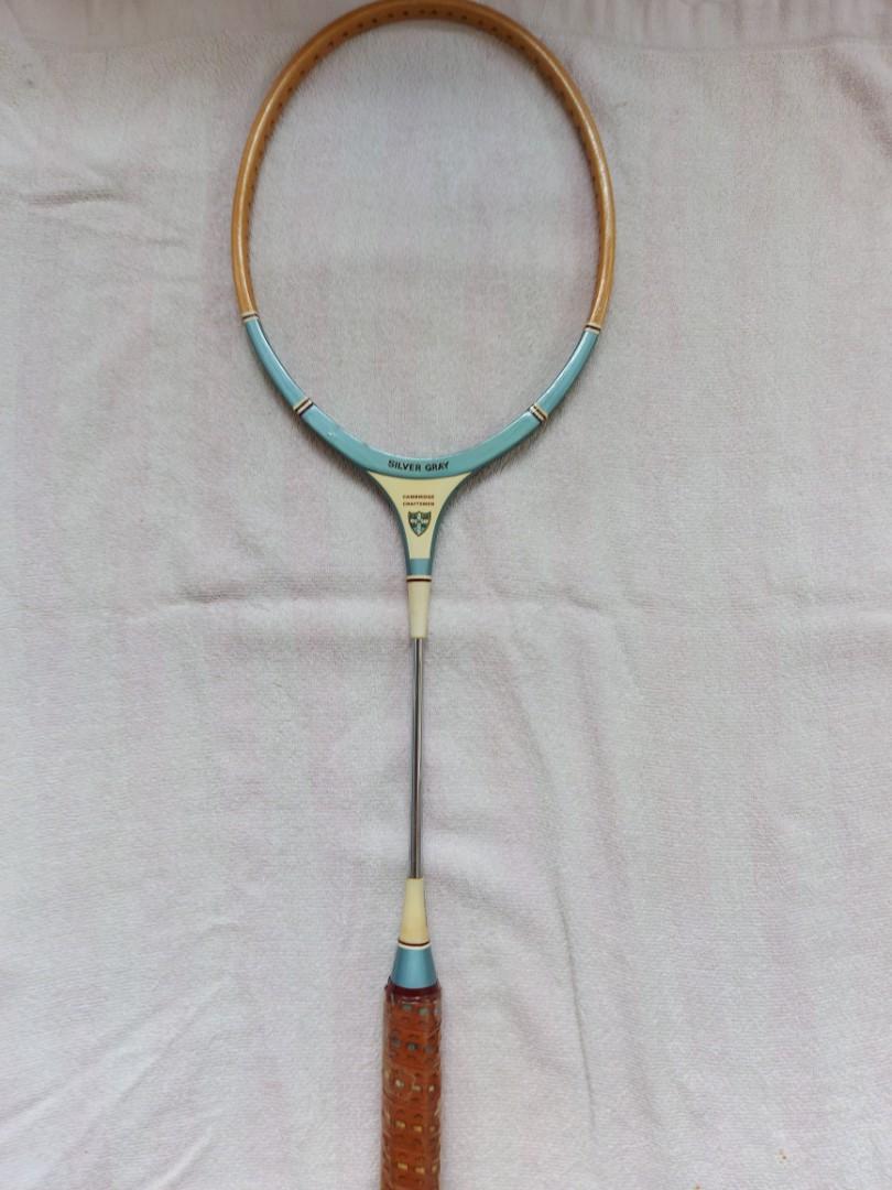 VERY RARE SILVER GRAYS BADMINTON RACKET ENGLAND, Sports Equipment ...