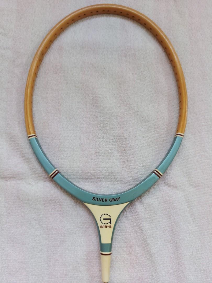 VERY RARE SILVER GRAYS BADMINTON RACKET ENGLAND, Sports Equipment ...