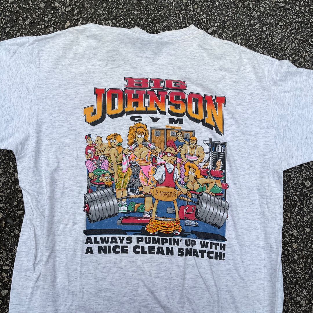 Vintage Big Johnson Tee, Men's Fashion, Tops & Sets, Tshirts & Polo ...