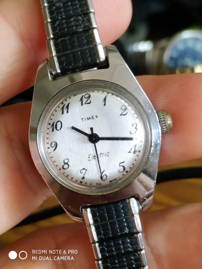 Vintage Timex electric Lady watch, Men's Fashion, Watches & Accessories ...