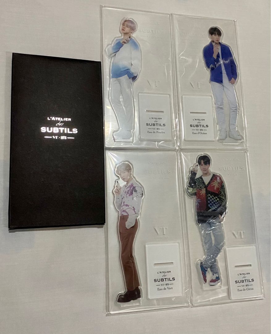 VT x BTS L'ATELIER des SUBTILS perfume acrylic standee, Hobbies & Toys ...