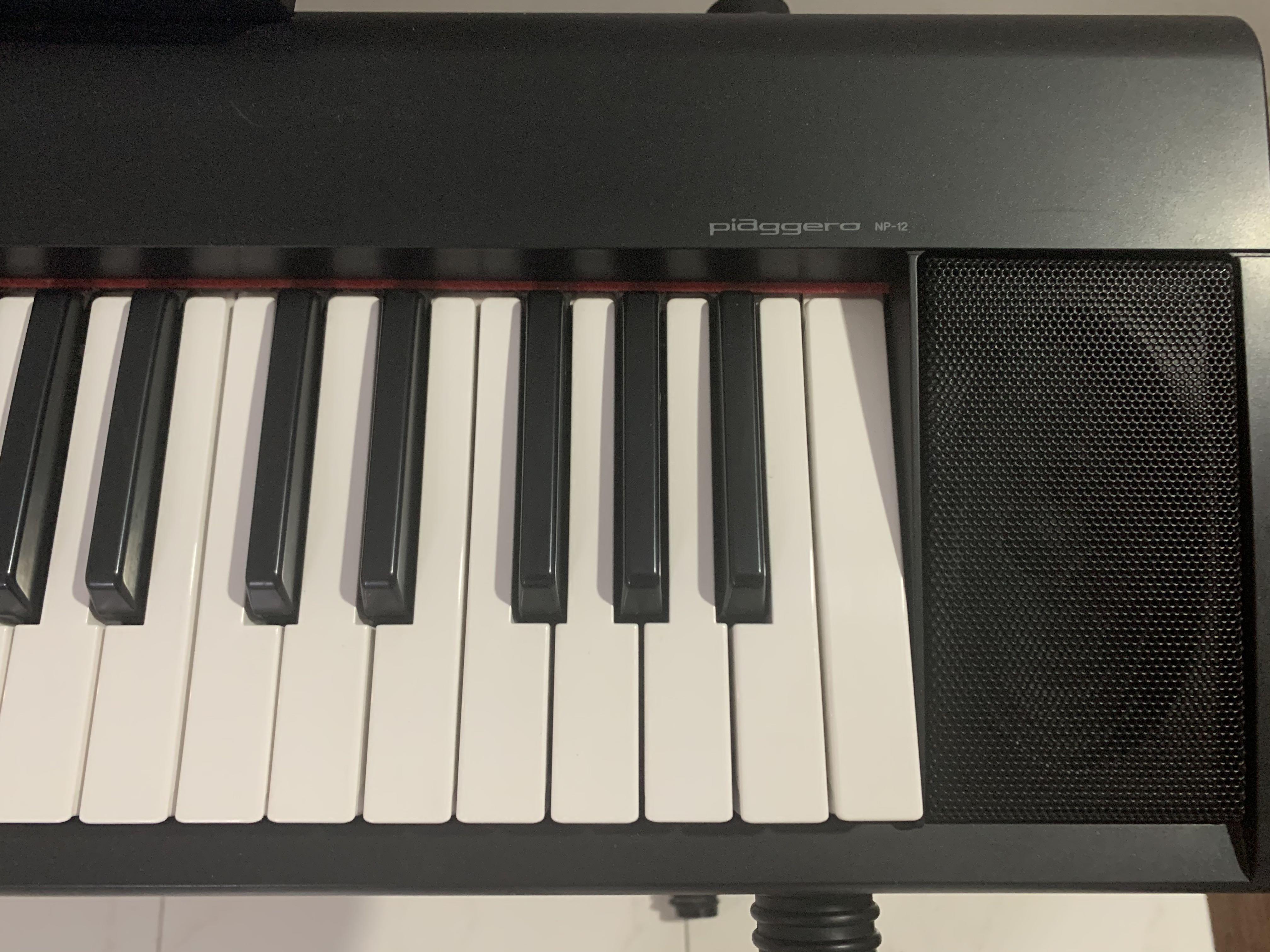 Yamaha NP-12 Piaggero 61 Keys Portable Keyboard with Keyboard stand ...