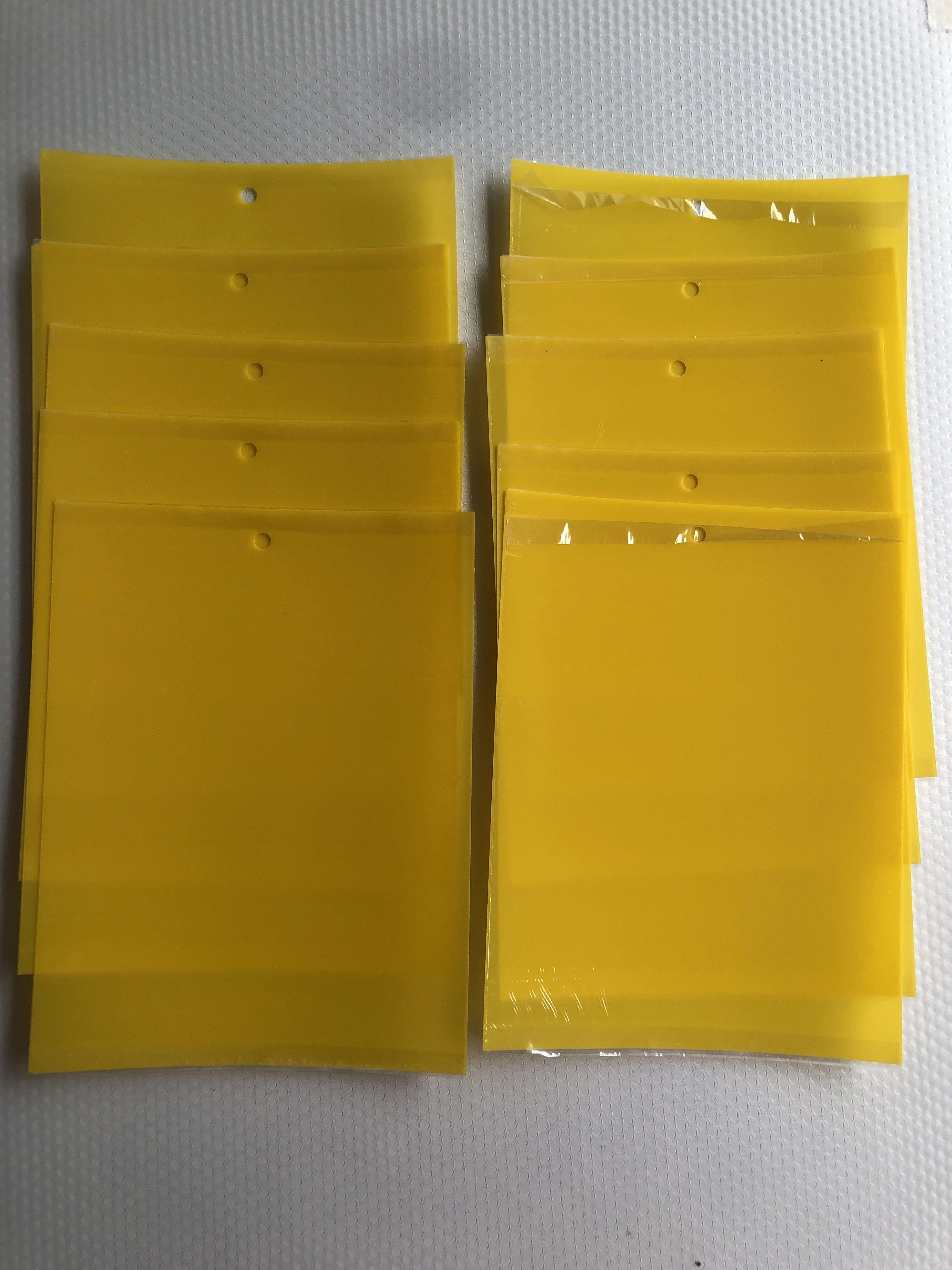 Yellow Sticky Pests Paper (plastic n water proof)-10pcs @$5, Furniture ...