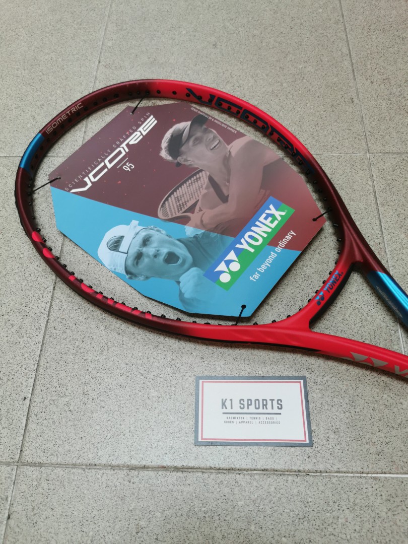 Yonex Vcore 95 2021, Sports Equipment, Sports & Games, Racket & Ball ...