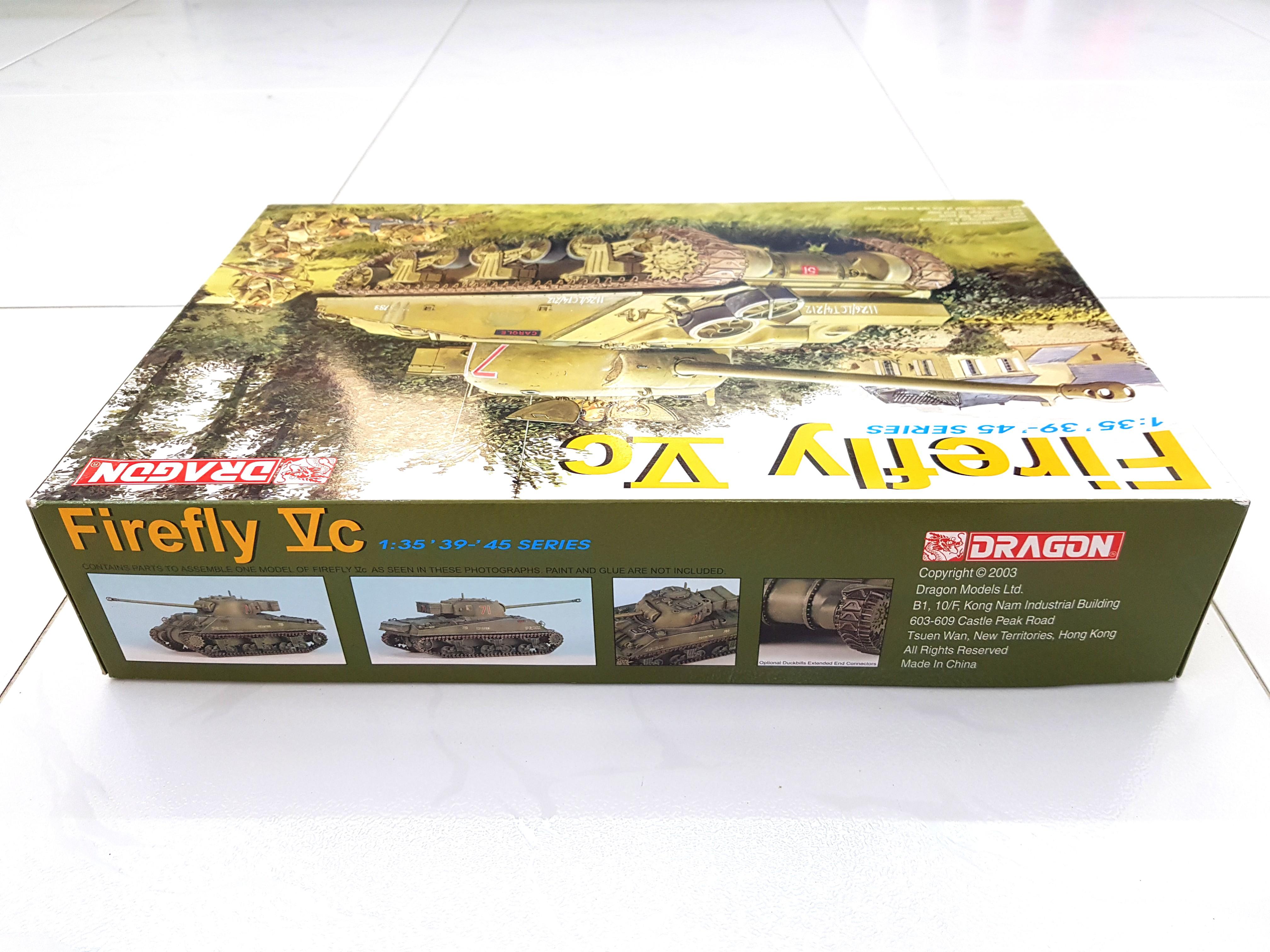 1/35 #6182 Dragon Sherman Firefly Vc (2nd World War Armored Tank Land ...