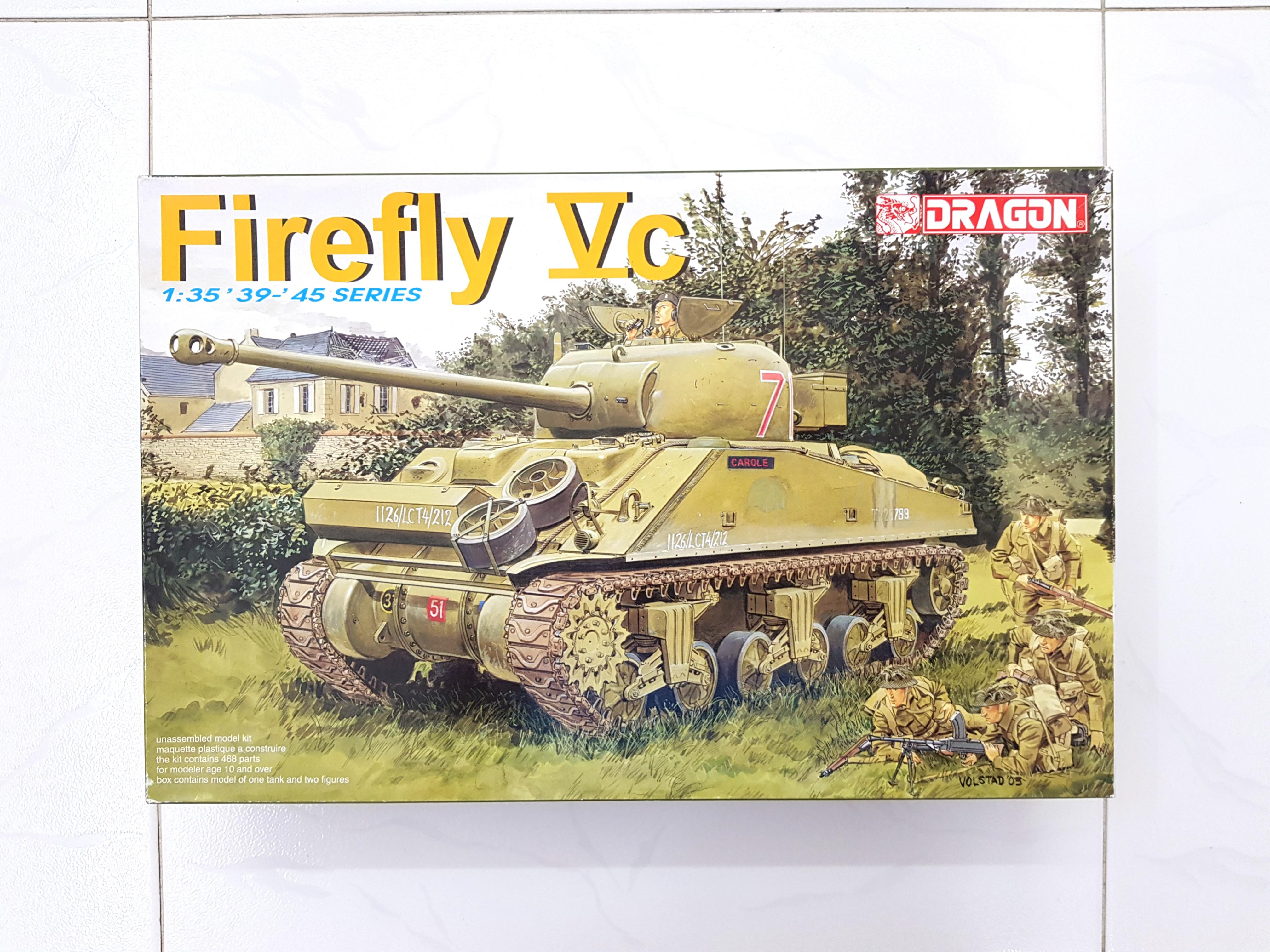 1/35 #6182 Dragon Sherman Firefly Vc (2nd World War Armored Tank Land ...