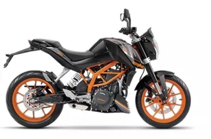 1st Gen KTM 390 Duke Stock Exhaust, Motorcycles, Motorcycle Accessories ...
