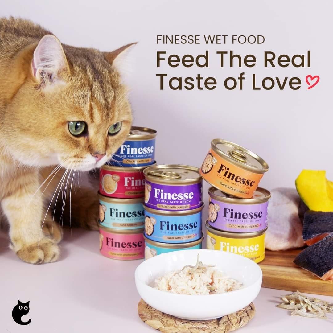 Finesse Cat Food 85g [5 ctns @$115], Pet Supplies, Pet Food on Carousell