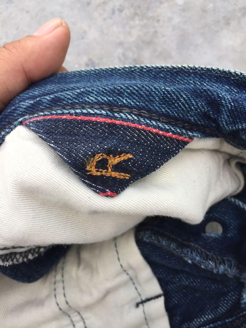 45 Rpm japan logo distressed, Men's Fashion, Bottoms, Jeans on Carousell