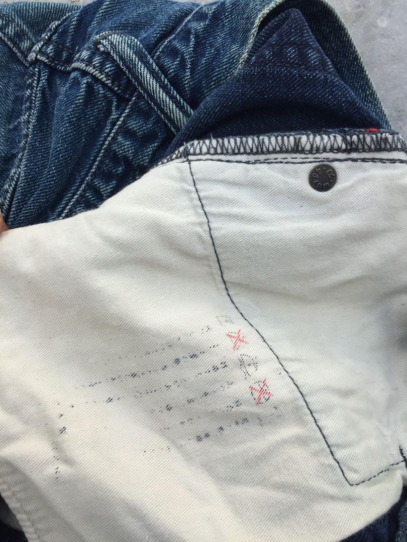 45 Rpm japan logo distressed, Men's Fashion, Bottoms, Jeans on Carousell