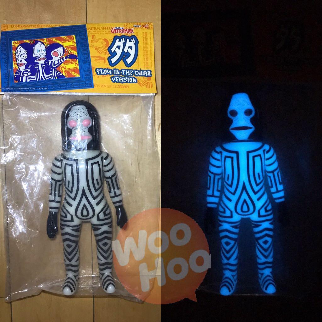 三面怪人 達達 DADA 夜光 playtoy vinart sofubi sofvi vinyl 搪膠 膠品 大膠 軟膠 糖膠 ソフビ kaiju ultraman 怪獸 超人 吉田 ...