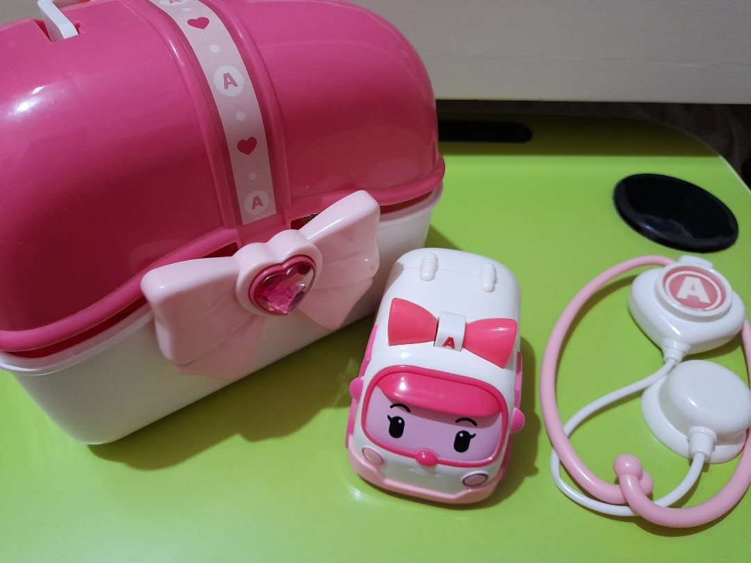 ROBOCAR Ambulance Doctor Playset - original, Babies & Kids, Infant ...