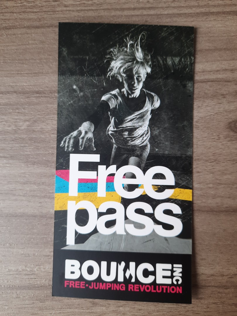 Bounce Singapore Free Pass with grip socks, Tickets & Vouchers ...