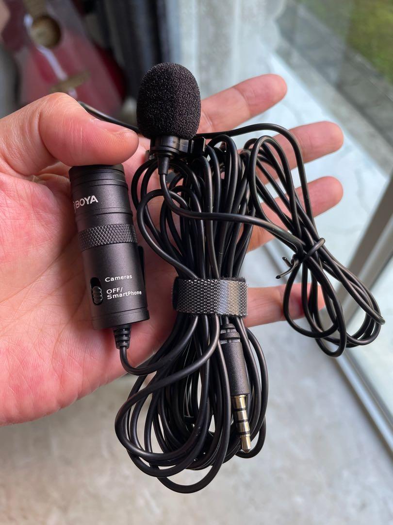 Boya BY-MI Lapel Mic, Audio, Microphones on Carousell
