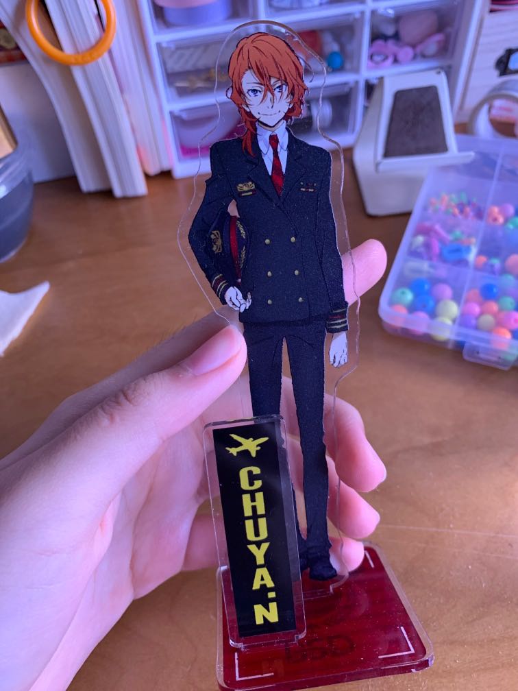 BSD/BUNGOU STRAY DOGS CHUUYA ACRYLIC STANDEE, Entertainment, J-pop on ...