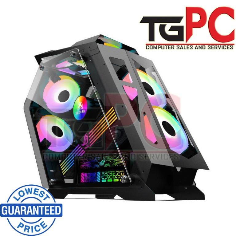 Coolmaxx Cyborg Robot Gaming case Mid tower ATX Tempered Glass ...