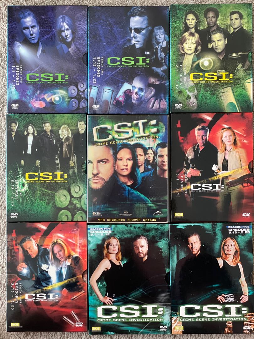 Used DVD- CSI - Original season 1-5 DVD, Hobbies & Toys, Music & Media ...