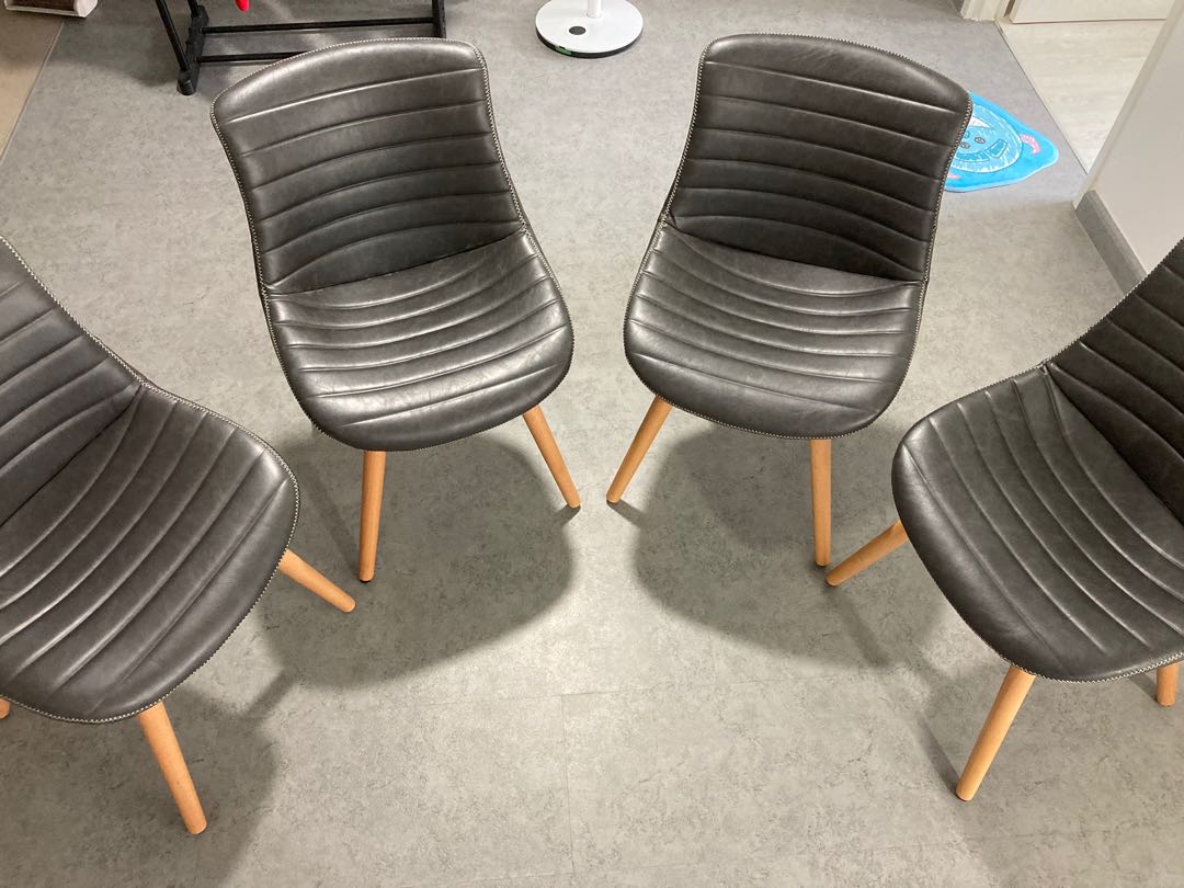 Dining Chairs (Set of 4), Furniture & Home Living, Furniture, Chairs on ...