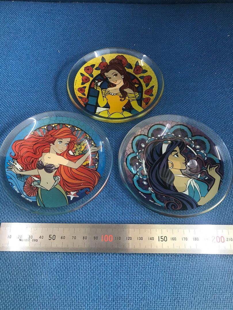disney princess glass x3, Furniture & Home Living, Kitchenware ...