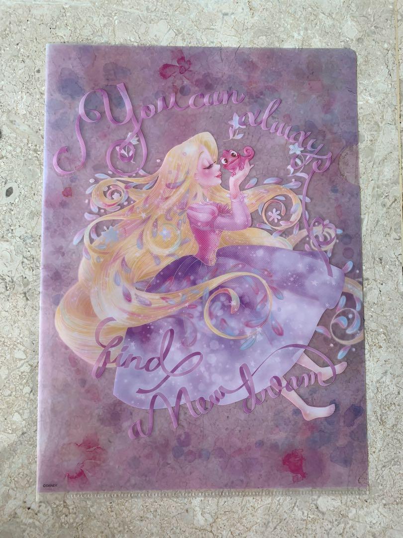 Disney Princess L-shaped Folders, Hobbies & Toys, Stationery & Craft ...