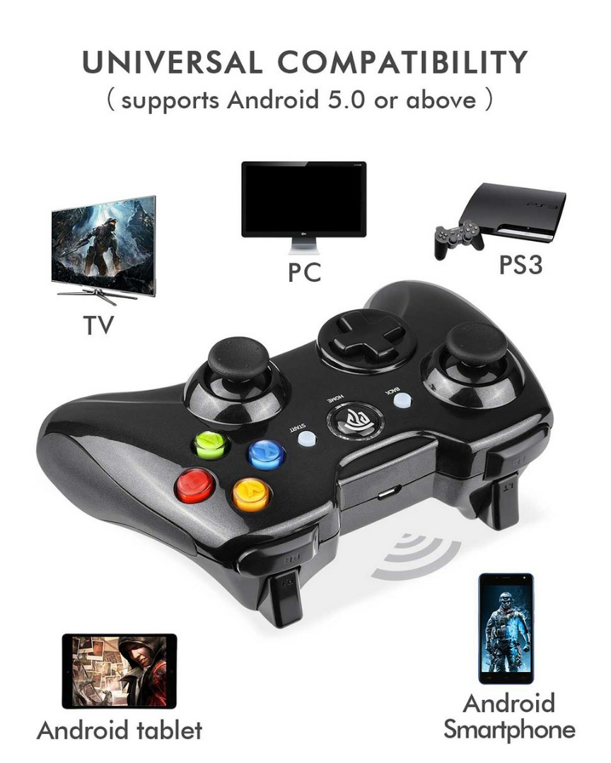 EasySMX KC-8236 2.4G Wireless Game Controller for PC, PS3, Android ...
