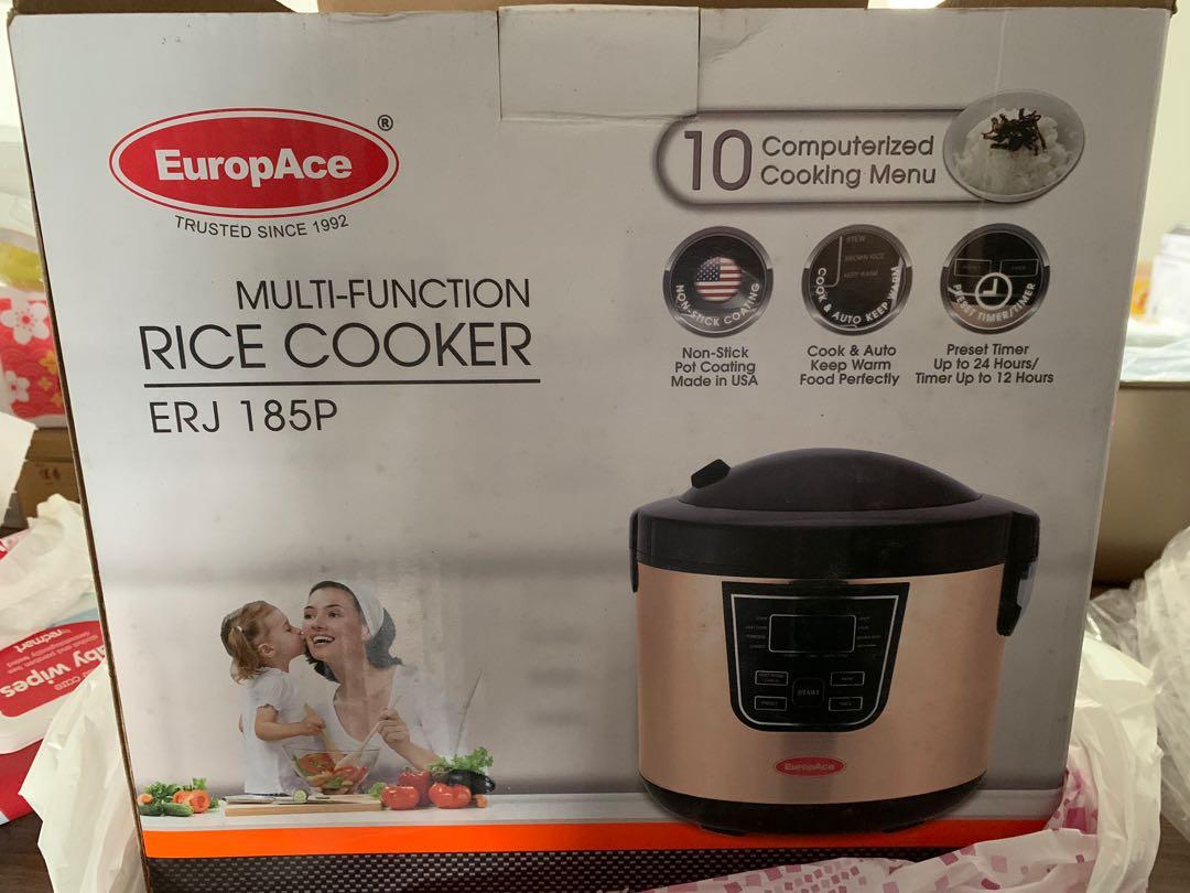 EuropAce multi-function rice cooker, TV & Home Appliances, Kitchen ...