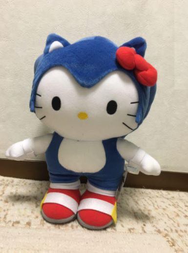 Hello Kitty x Sonic Collaboration Plush, Hobbies & Toys, Toys & Games ...