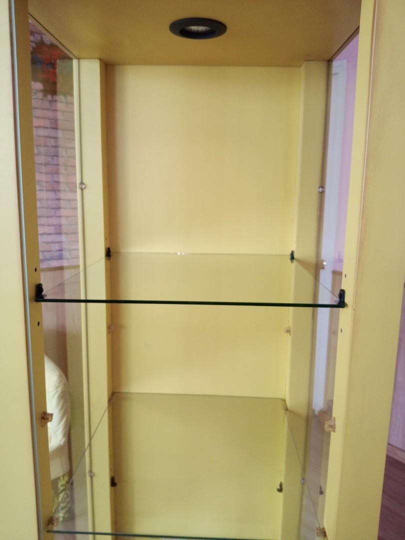 Helmet glass cabinet, Motorcycles, Motorcycle Apparel on Carousell