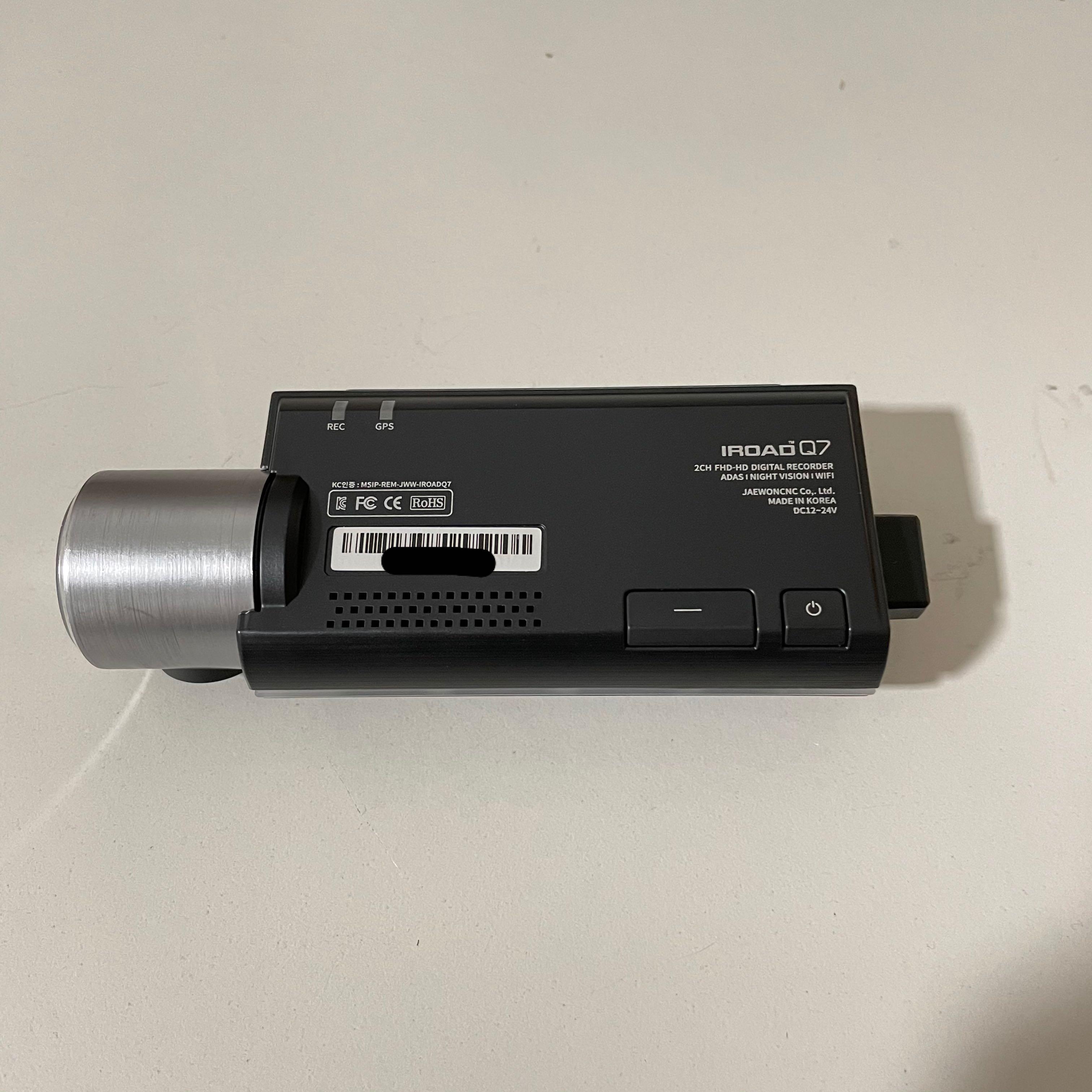 IROAD Q7 2ch full HD dashcam+powerpack, Car Accessories, Accessories on ...