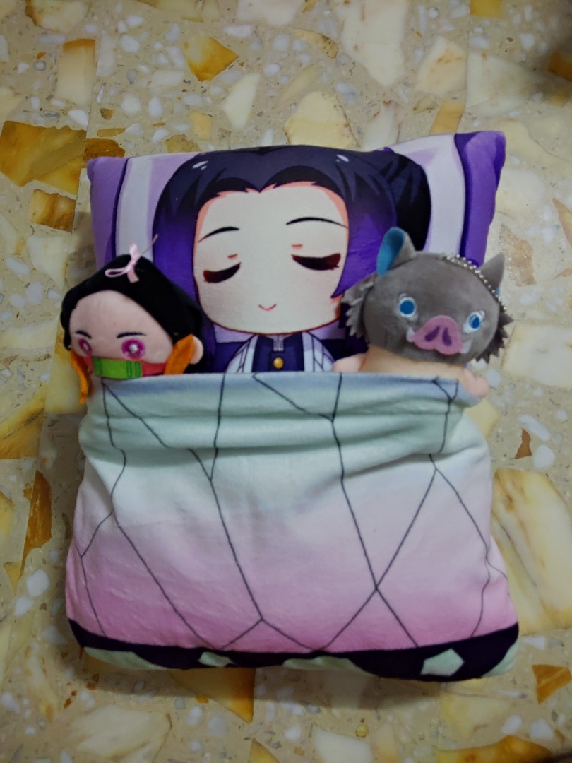 Kimetsu - Shinobu + 2 cute small stuffed, Toys & Games, Stuffed Toys on ...