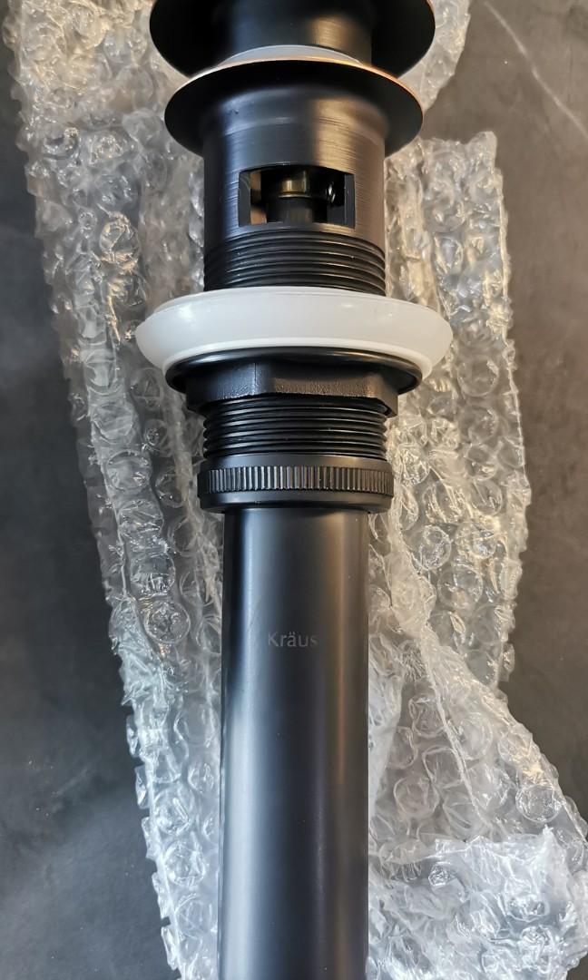 Kraus Pop Up Waste Drain with Overflow, Everything Else on Carousell