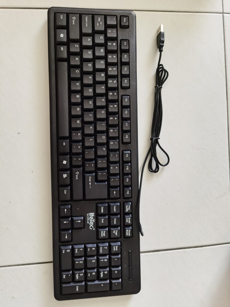Life Tec USB Keyboard, Computers & Tech, Parts & Accessories, Computer ...