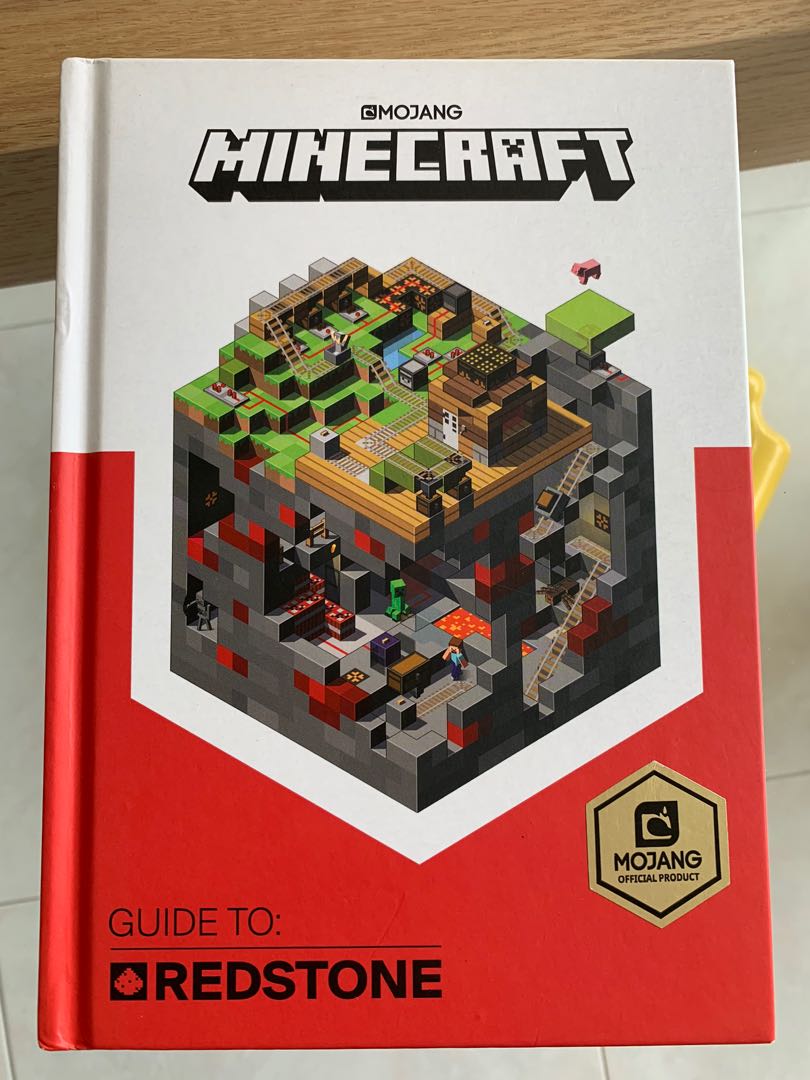 Minecraft: Guide to Redstone, Books & Stationery, Fiction on Carousell