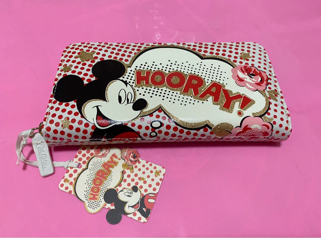 New Cath Kidston X Disney Wallet (Mickey Mouse), Women's Fashion, Bags ...