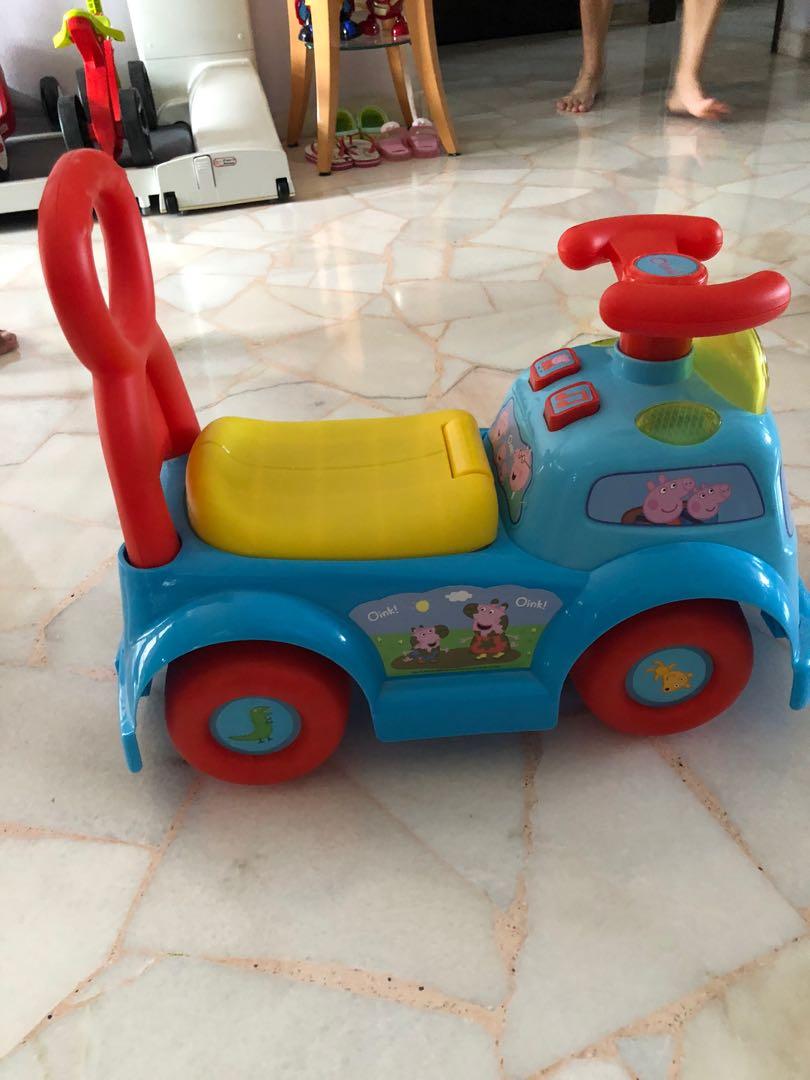 Original peppa pig push car, Babies & Kids, Infant Playtime on Carousell
