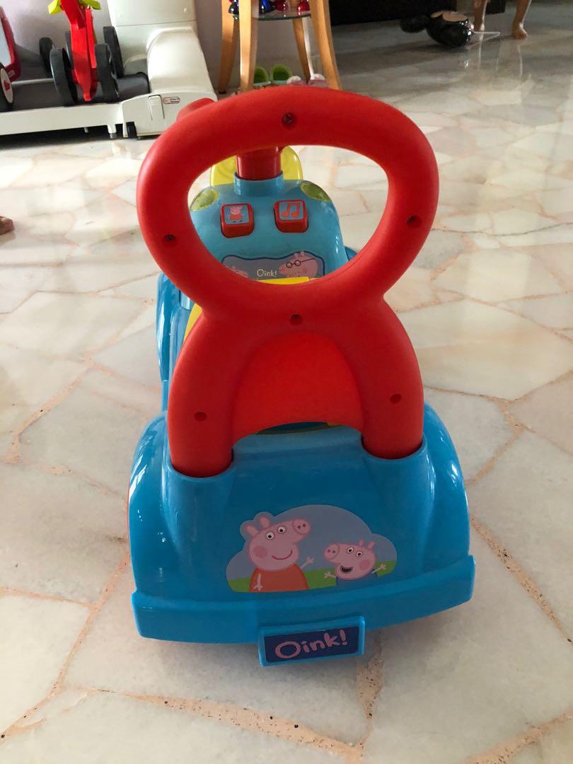 Original peppa pig push car, Babies & Kids, Infant Playtime on Carousell