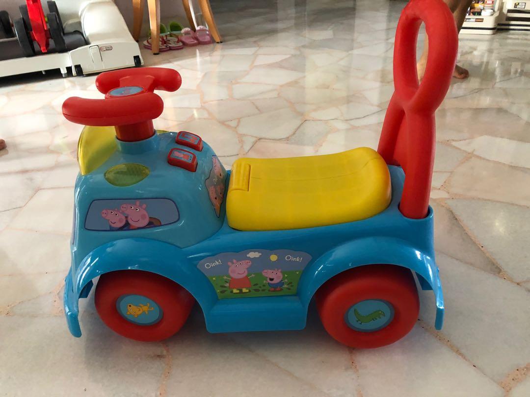 Original peppa pig push car, Babies & Kids, Infant Playtime on Carousell